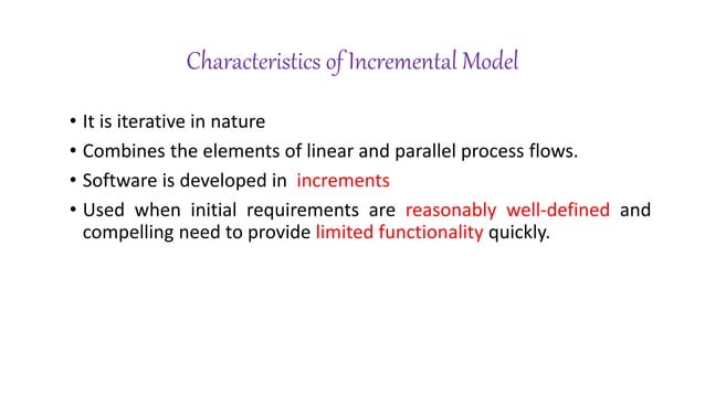 1.3 Incremental Model.pptx | Computer Software and Applications | Computing