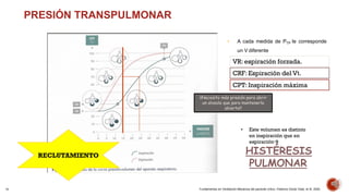 1.5 Fisiologia respiratoria en ventilacion mecanica. Efecto de la ...