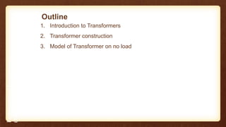 1. Introduction to transformers final.pptx | Technology & Computing