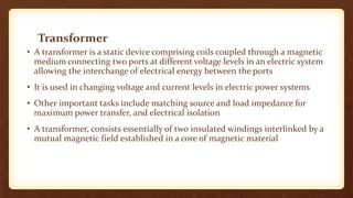 1. Introduction to transformers final.pptx | Technology & Computing