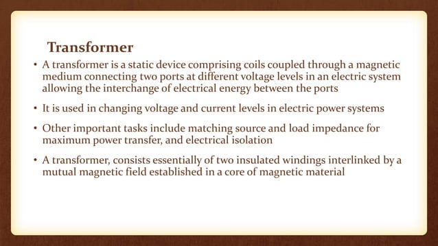 1. Introduction to transformers final.pptx | Technology & Computing