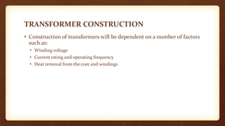 1. Introduction to transformers final.pptx | Technology & Computing