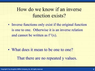 1.9 Inverse Functions.ppt