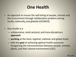 1. Concept of One Health, history and future prospects.pptx
