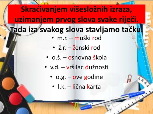 1. PISANJE SKRAĆENICA SA TAČKOM.pptx