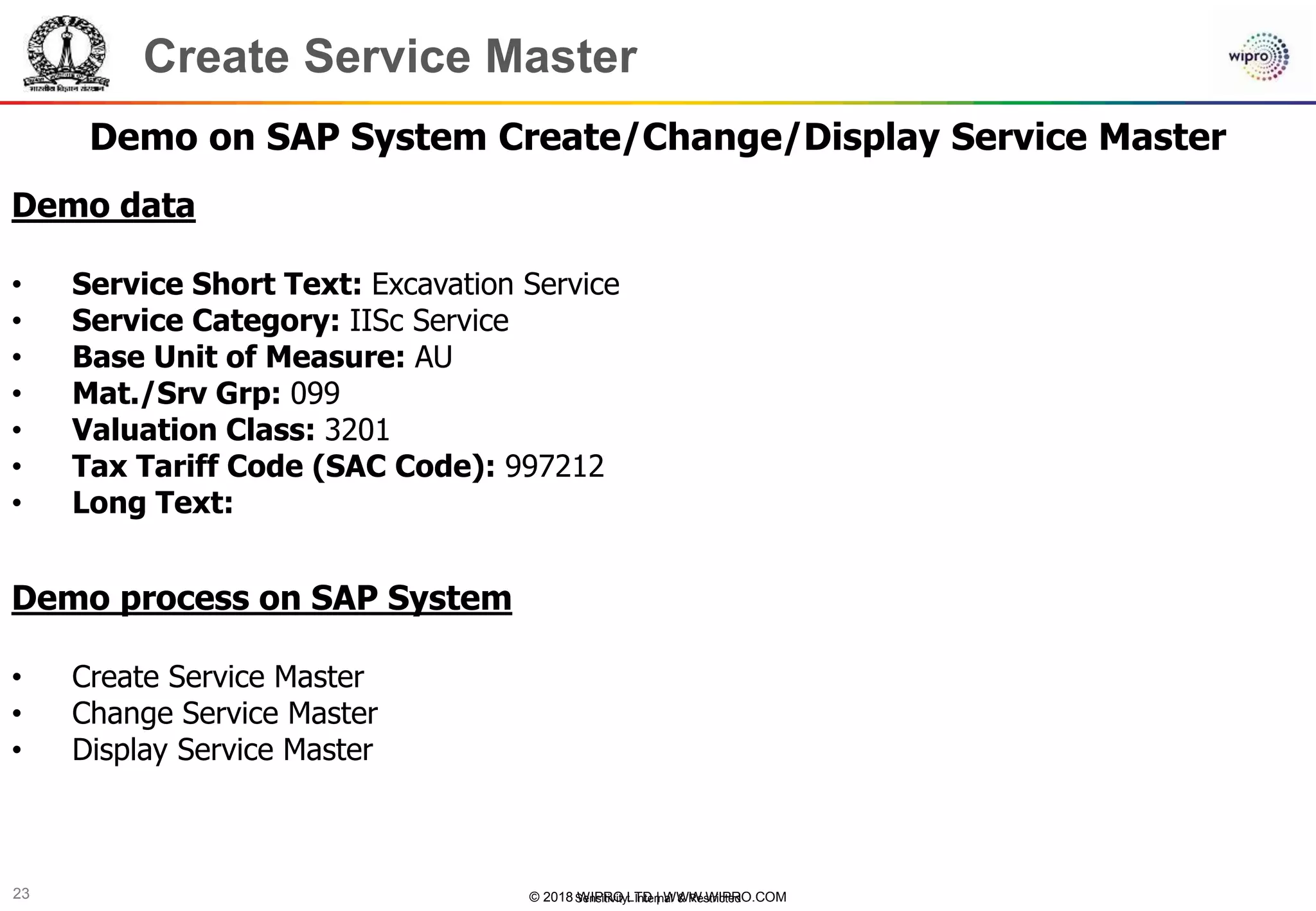 1. IISc_SAP_S4HANA_S&P_Overall_Concept_Presentation_V 1.0.ppt