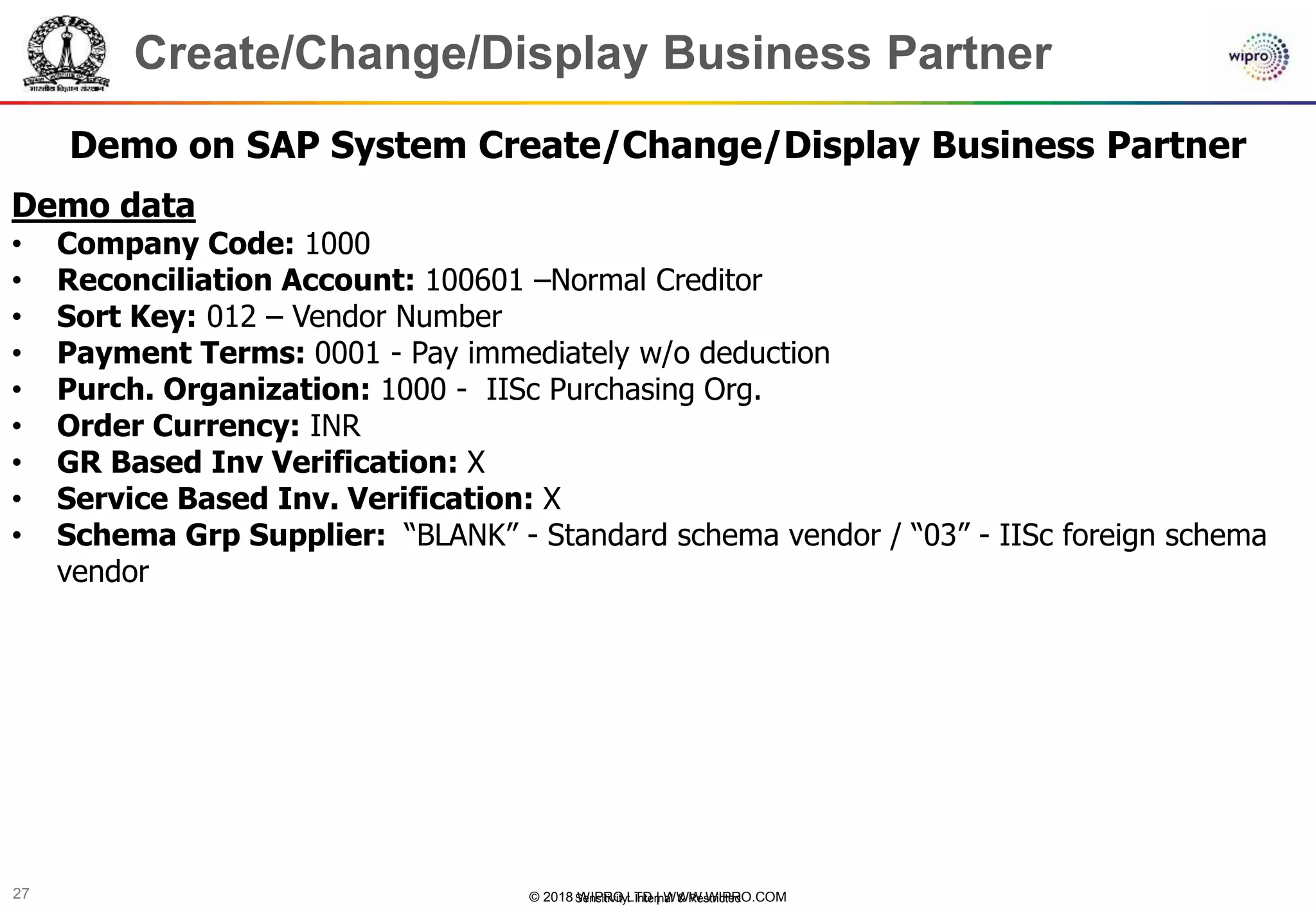1. IISc_SAP_S4HANA_S&P_Overall_Concept_Presentation_V 1.0.ppt