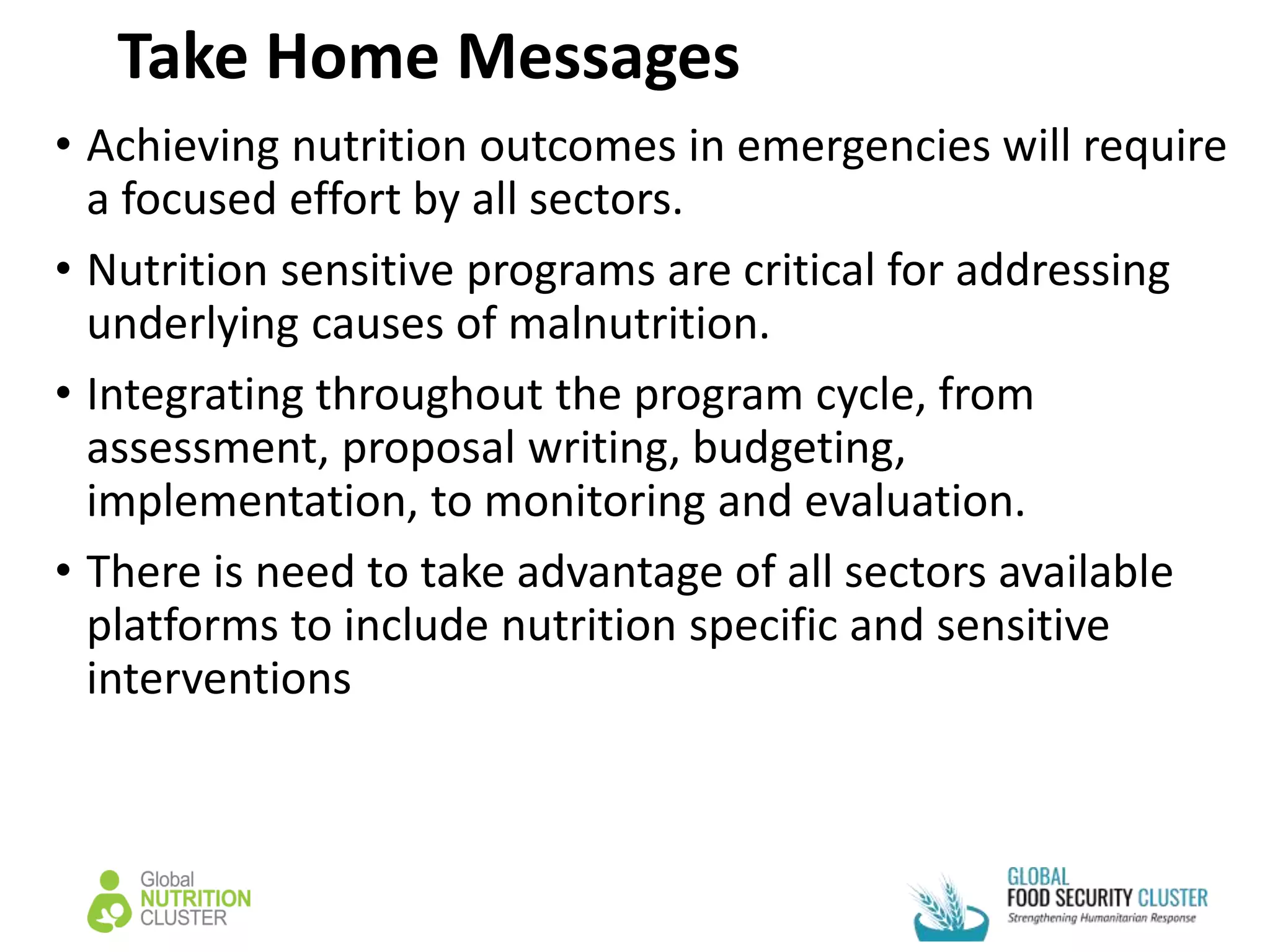 1.4 PPT- Integrated Programming - Nutrition Specific and Sensitive ...