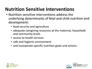 1.4 PPT- Integrated Programming - Nutrition Specific and Sensitive Interventions.pptx