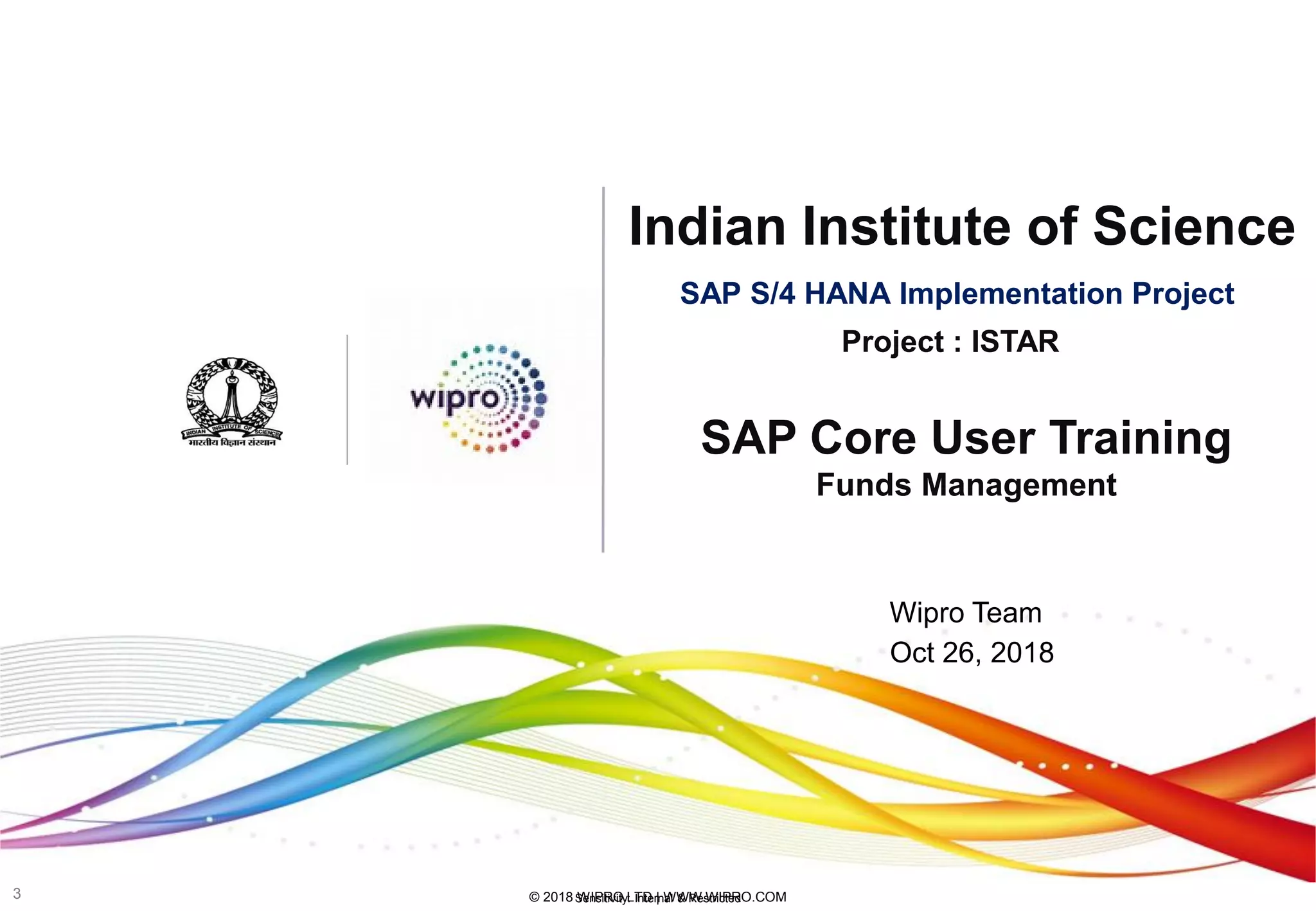 1. IISc_SAP_S4HANA_FM_Overall_Concept_Presentation_V 1.0.pdf | Business ...