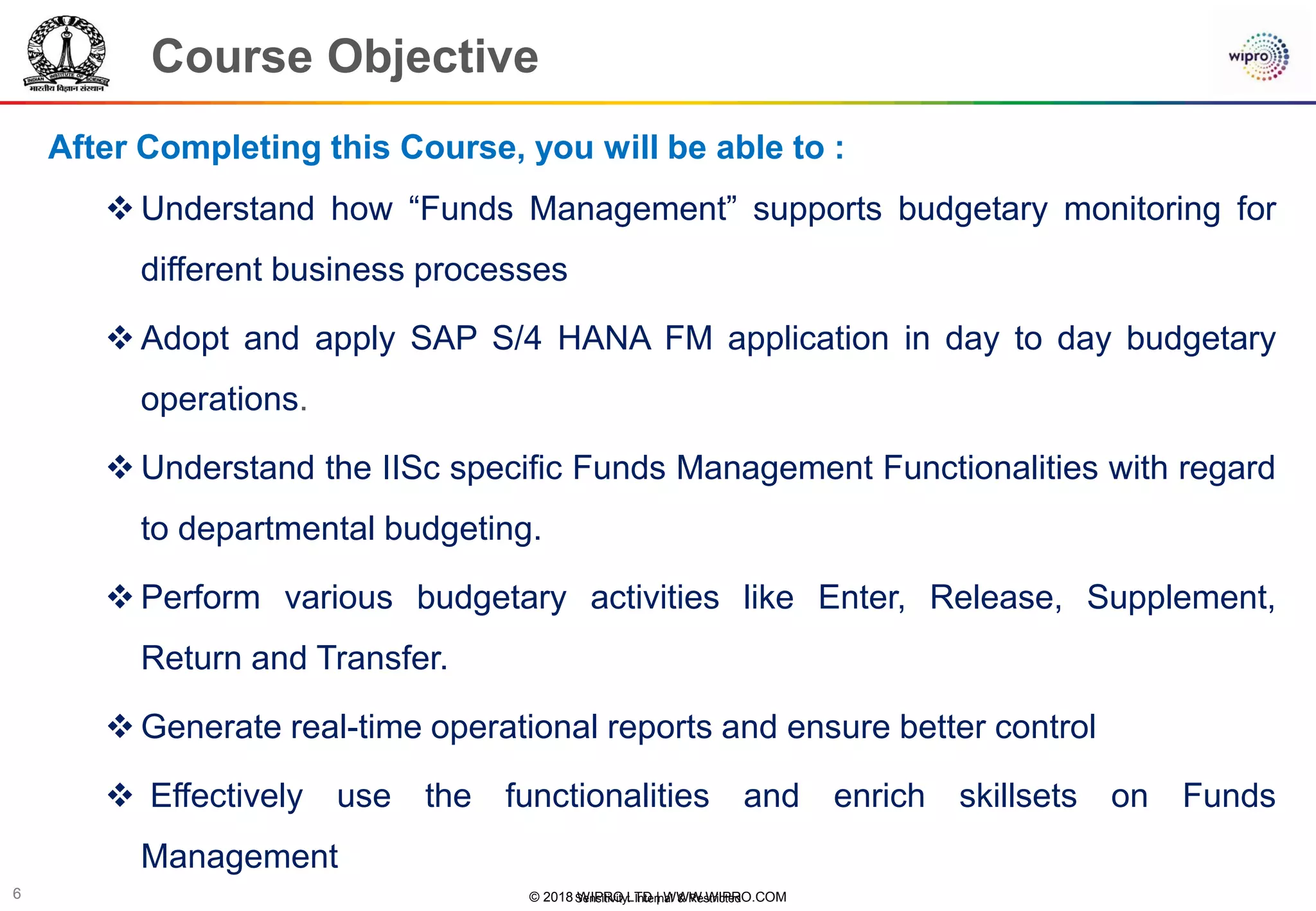 1. IISc_SAP_S4HANA_FM_Overall_Concept_Presentation_V 1.0.pdf | Business ...