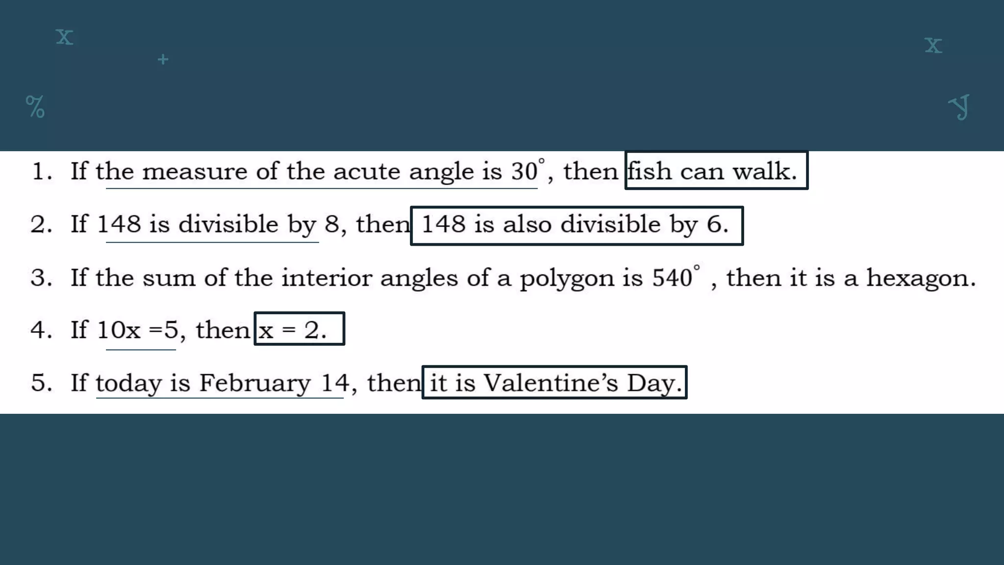 If and then statements | PPTX