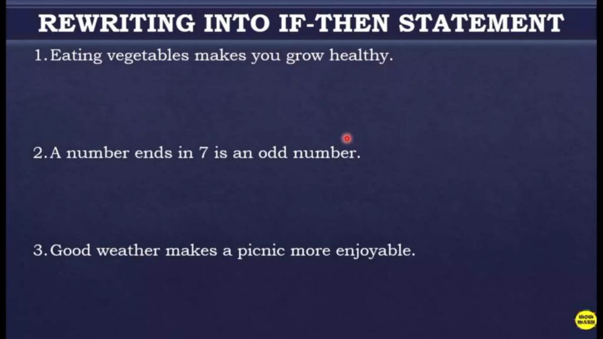 If and then statements | PPTX