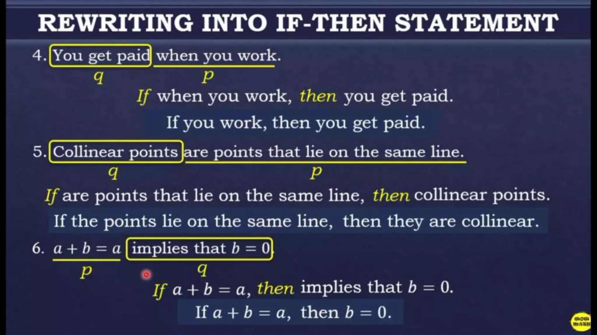 If and then statements | PPTX