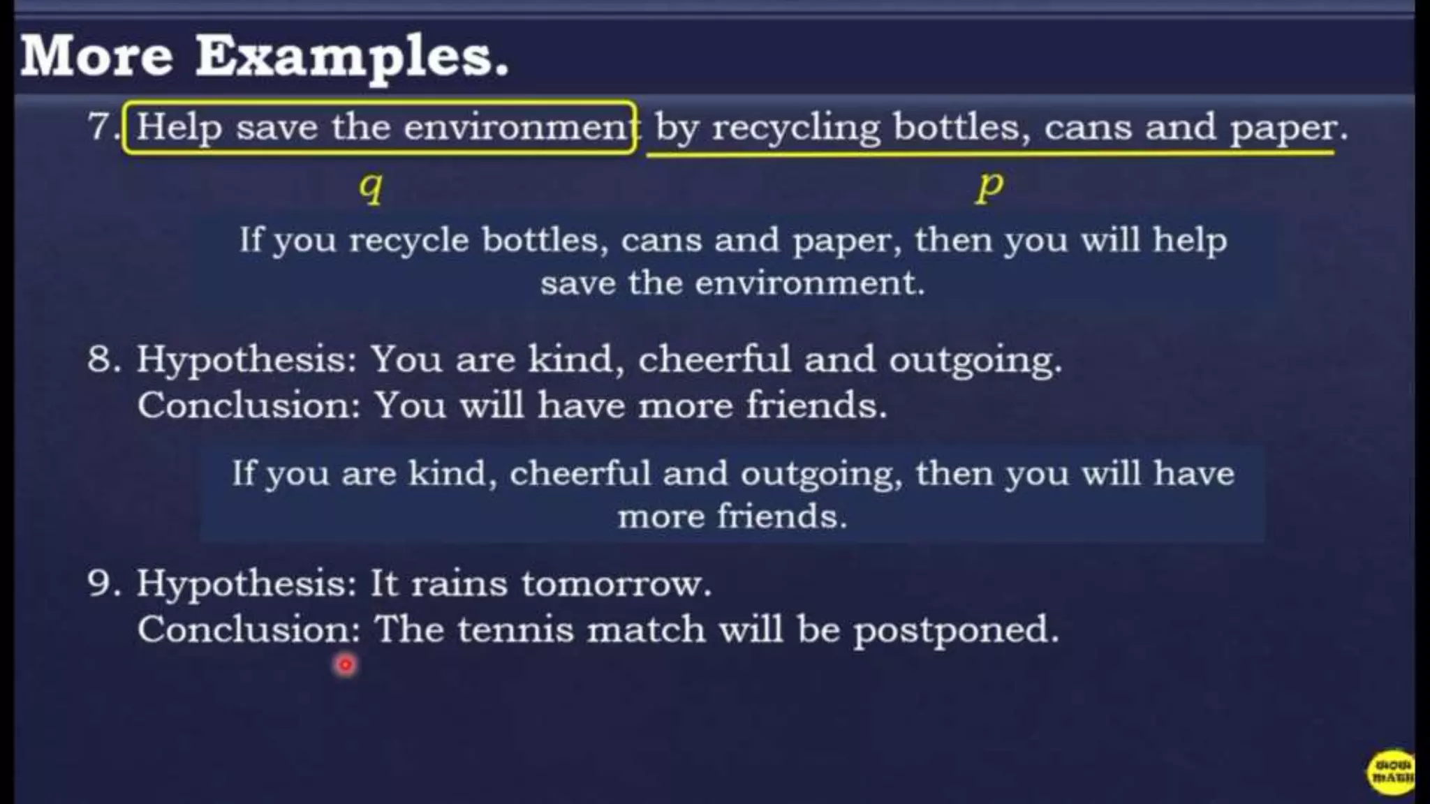 If and then statements | PPTX