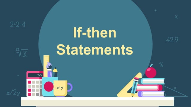 If and then statements | PPTX | Programming Languages | Computing
