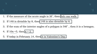 If and then statements | PPTX