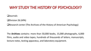 1. Studying History of Psychology.pptx