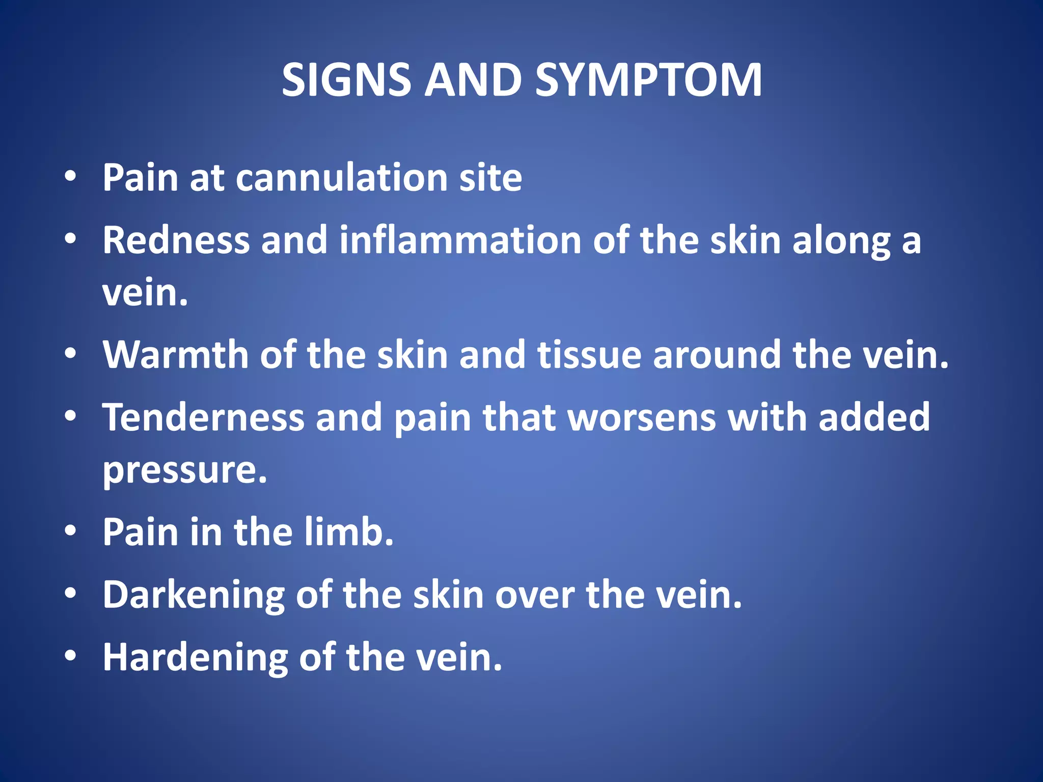 Recognising thrombophlebitis | PPTX