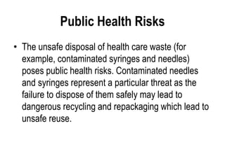 1.1._Introduction_to_health_care_waste_management.pptx | Infectious ...