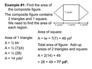 Surface Area Of Composite Figures