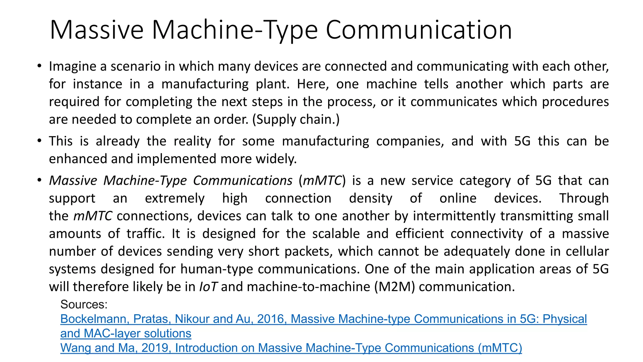 1 Massive Machine Type Communication Pptx