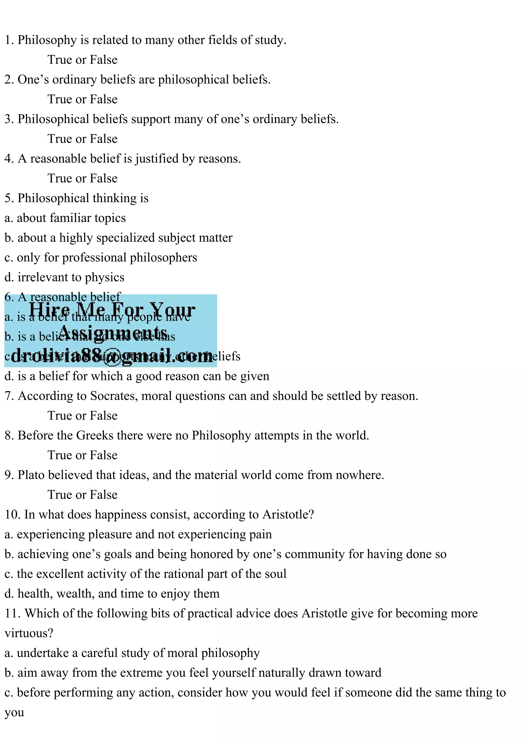1. Philosophy is related to many other fields of study. .pdf