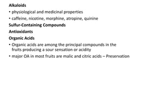 1. Biochemistry of Fruits and vegetables.pptx