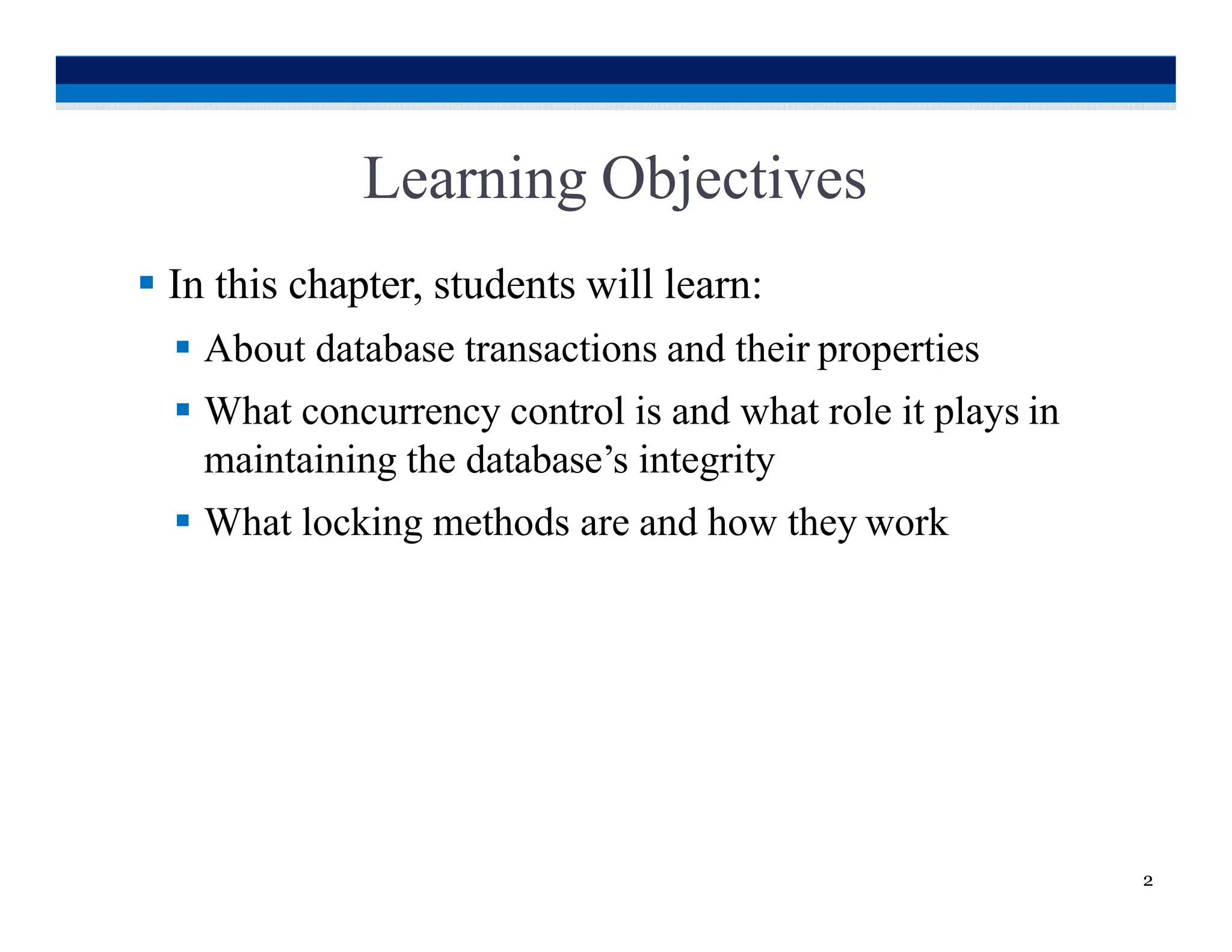 1 Transaction Processing And Concurrency Controlpptx Databases Computer Software And