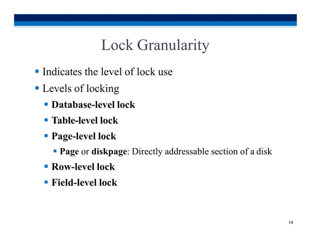 1. Transaction Processing and Concurrency Control.pptx | Databases ...