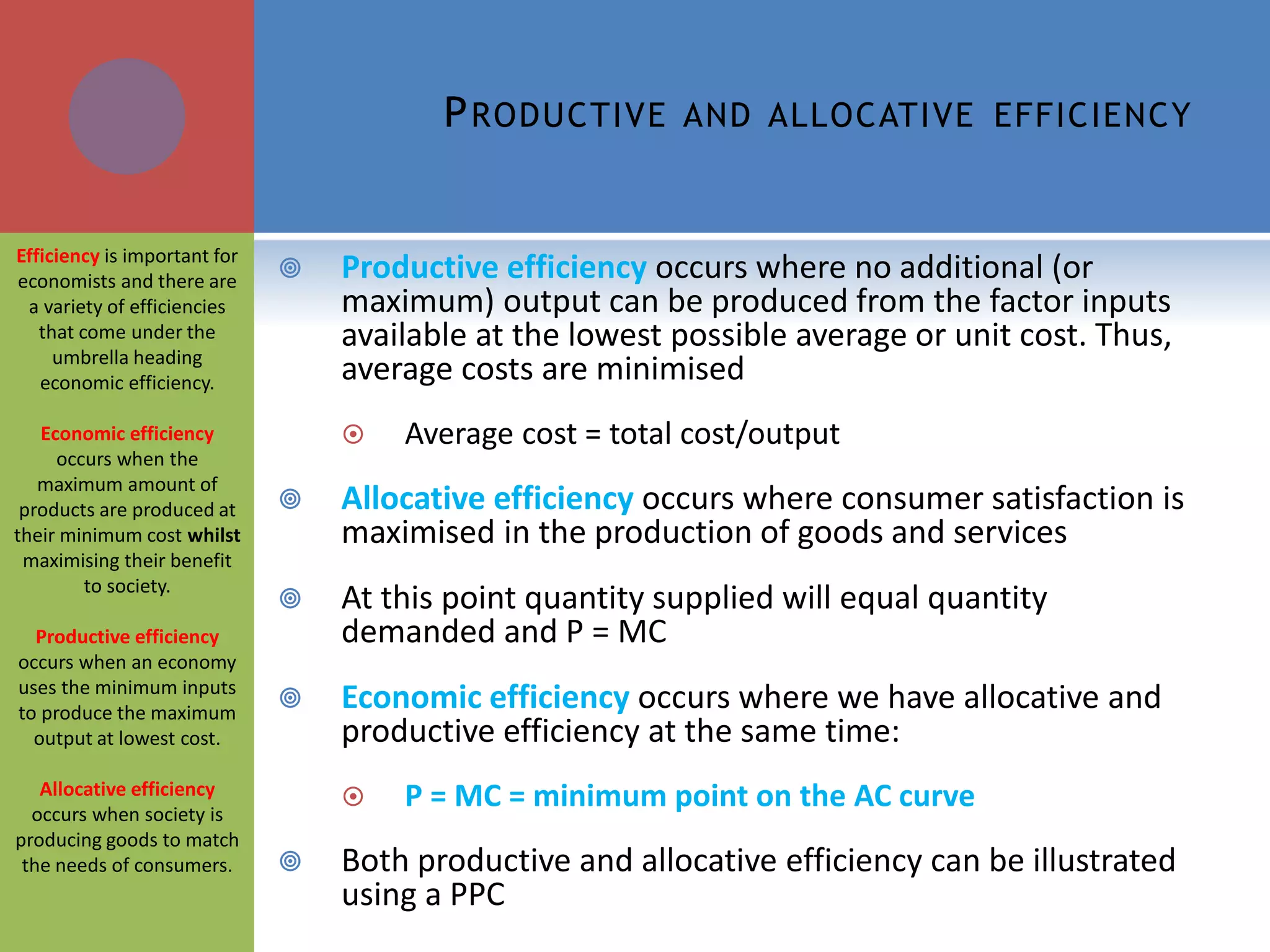 1.5.10 Market structure, static efficiency, dynamic efficiency and resource allocation.pptx