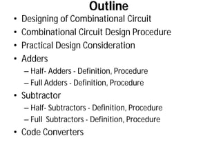 1. Combinational Logic Circutis with examples (1).pdf | Programming Languages | Computing