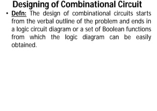 1. Combinational Logic Circutis with examples (1).pdf | Programming Languages | Computing