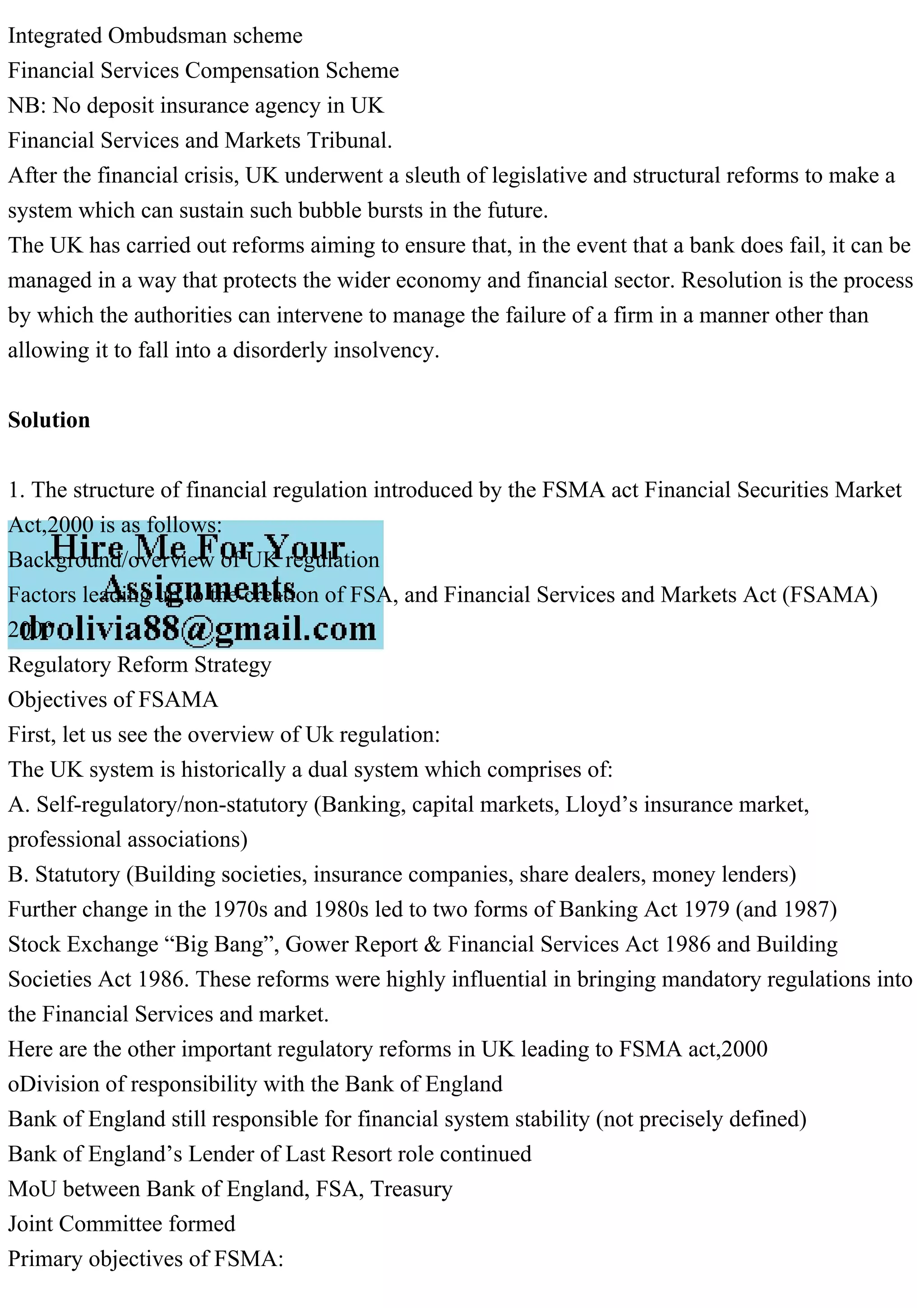1. The structure of financial regulation introduced by the FSMA act .pdf