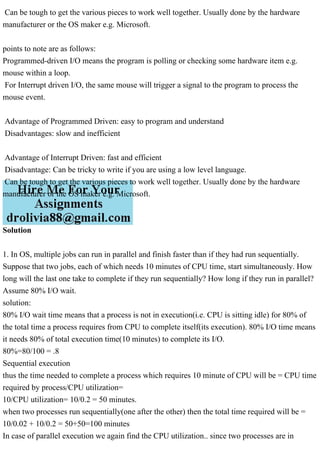 1. In OS, multiple jobs can run in parallel and finish faster than i.pdf