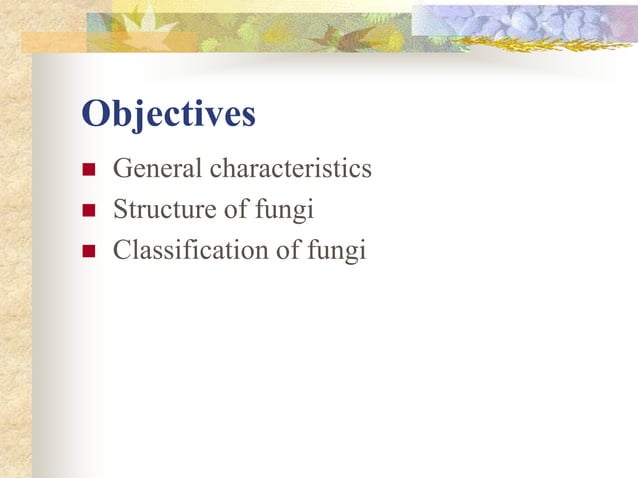 1 Introduction To Mycology And Classification Ppt