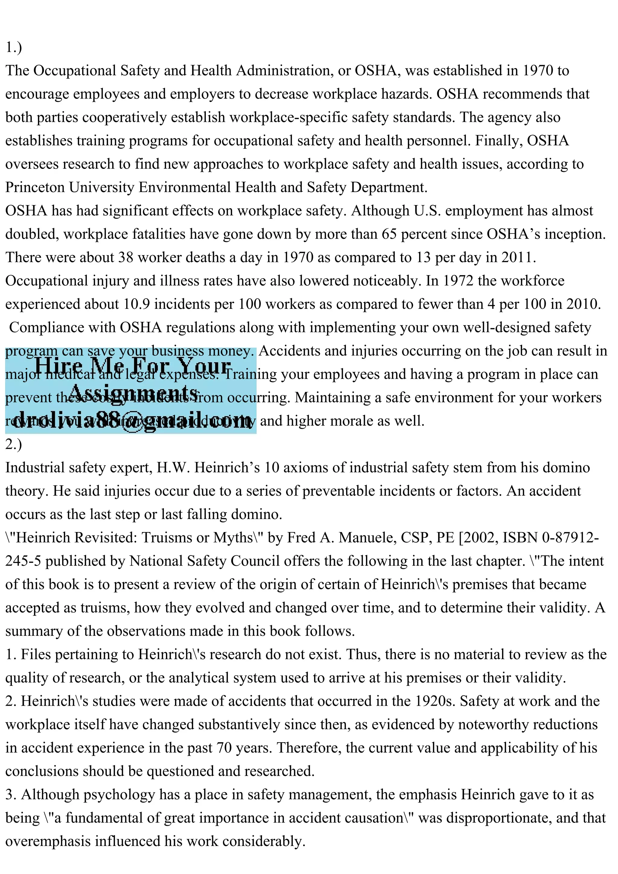 1.)The Occupational Safety and Health Administration, or OSHA, was.pdf