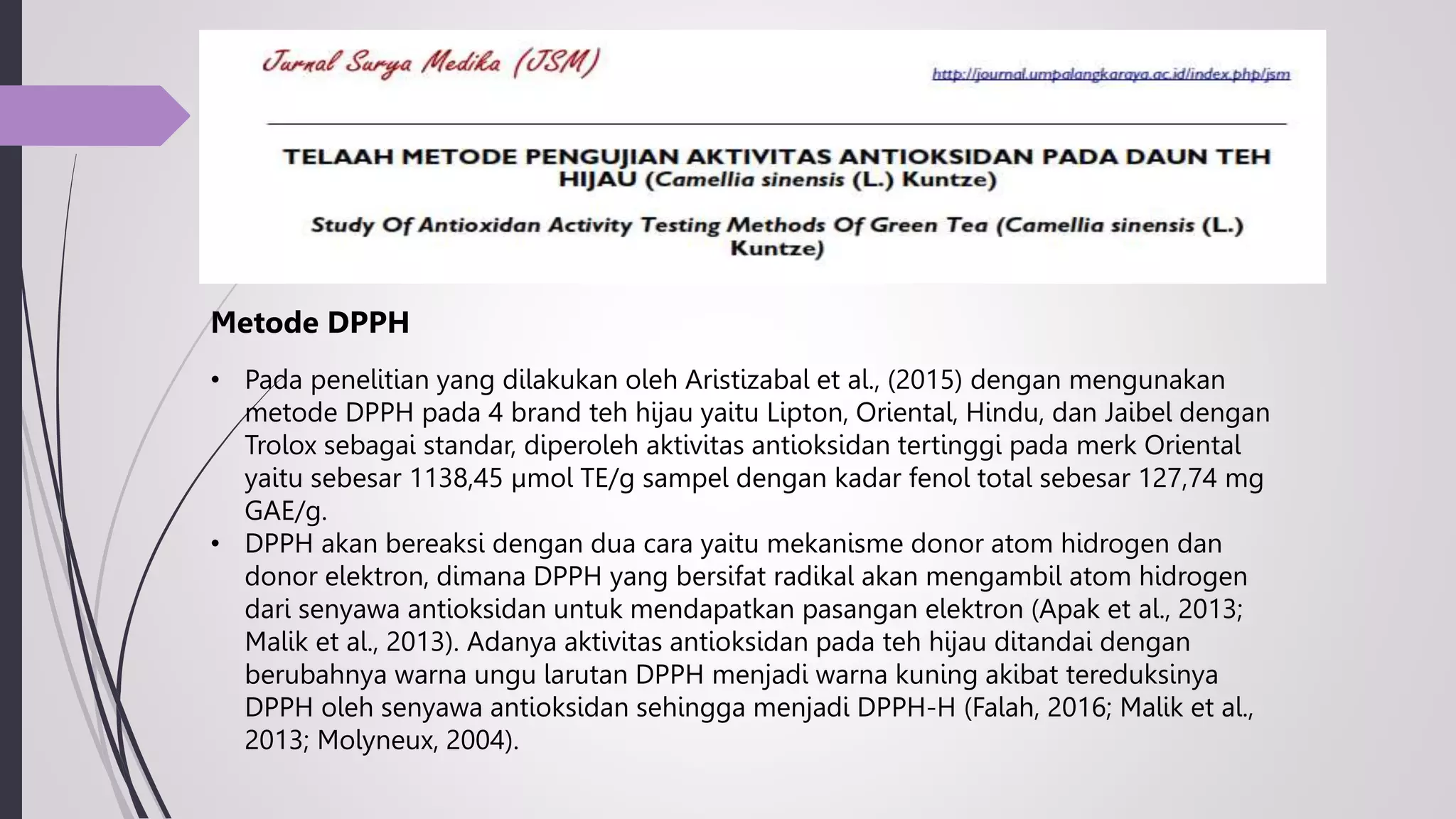 1. Review Jurnal Metode Uji Antioksidan.pptx 1. Review Jurnal Metode Uji Antioksidan.pptx
