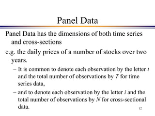 1.1.Introduction Econometrics.pptx | Business | Business and Finance