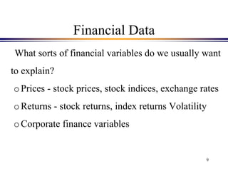 1.1.Introduction Econometrics.pptx | Business | Business and Finance