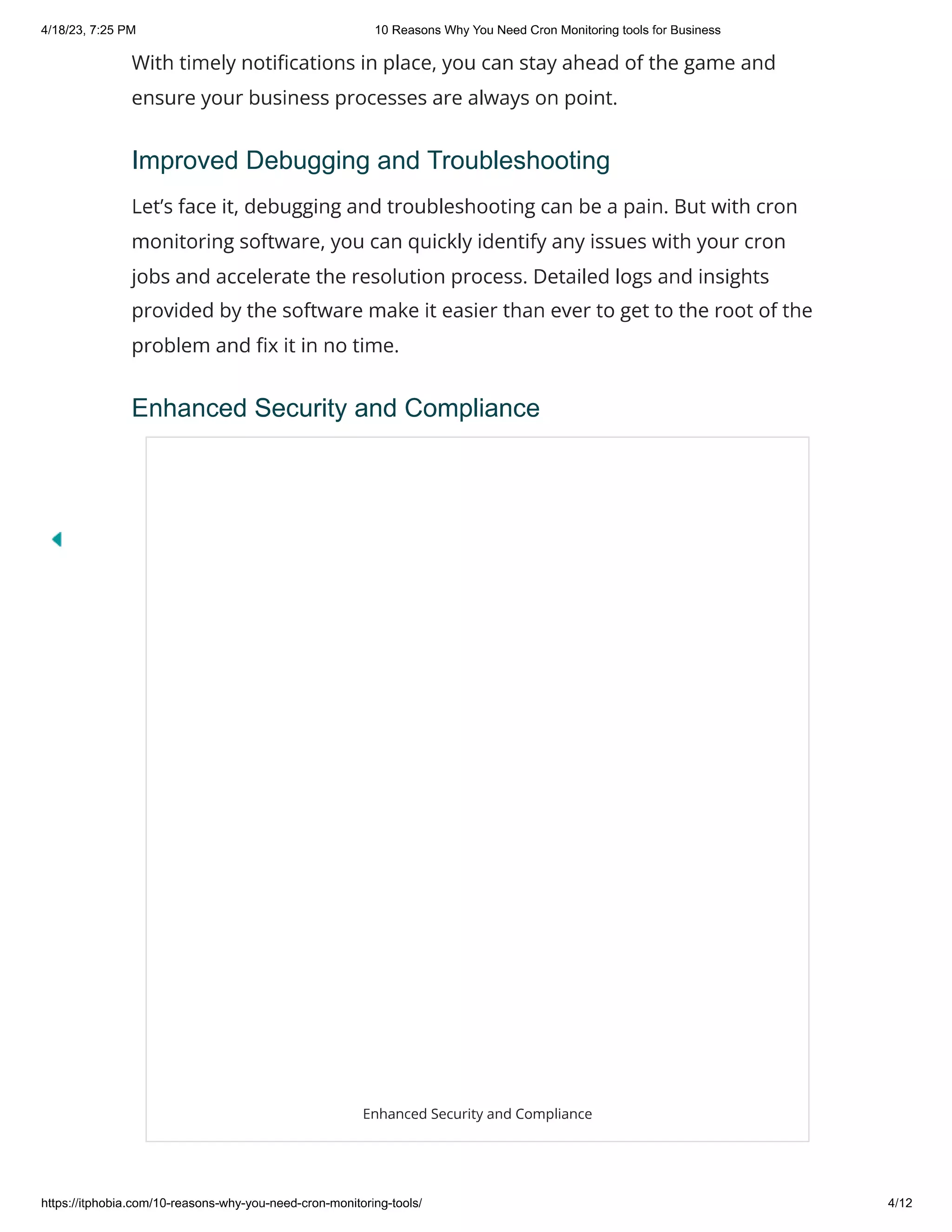 10 Reasons Why You Need Cron Monitoring tools for Your Business | PDF | Technology & Computing