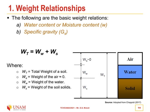 1.3 Soil Phase Relationships.pdf | Chemistry | Science
