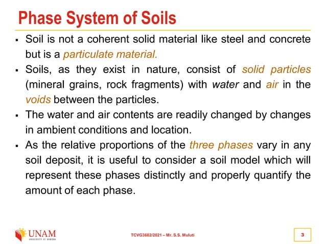 1.3 Soil Phase Relationships.pdf | Chemistry | Science