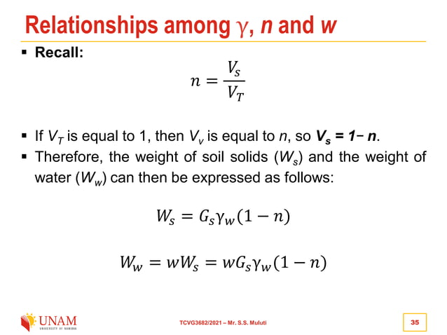 1.3 Soil Phase Relationships.pdf | Chemistry | Science