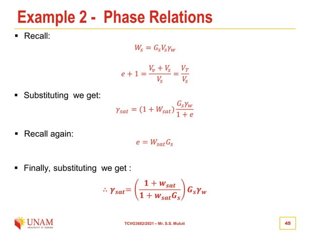 1.3 Soil Phase Relationships.pdf | Chemistry | Science
