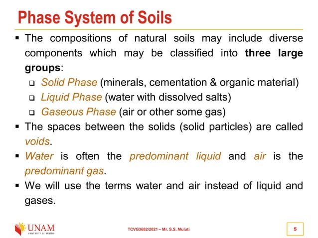 1.3 Soil Phase Relationships.pdf | Chemistry | Science