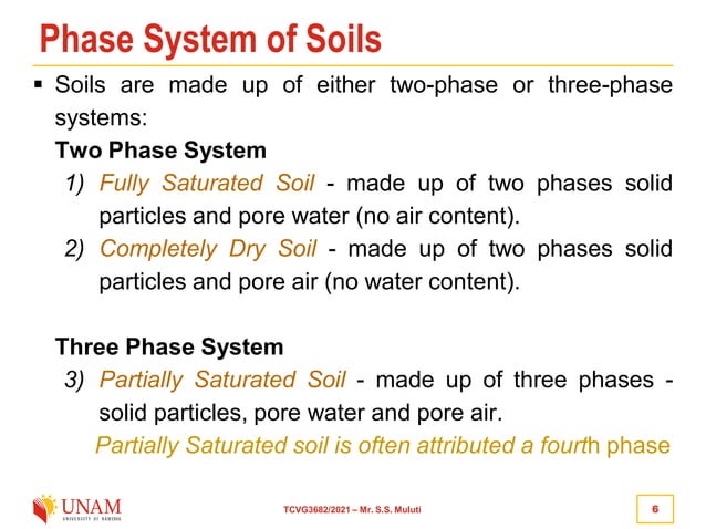 1.3 Soil Phase Relationships.pdf | Chemistry | Science
