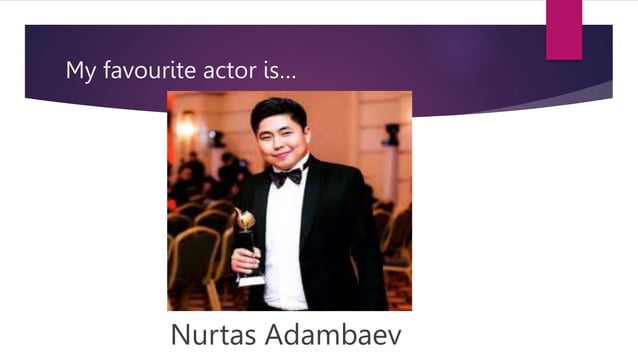 My favourite actor | PPTX
