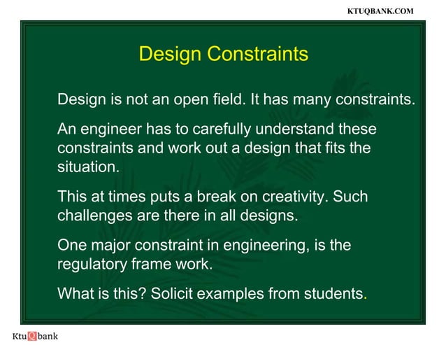 1 Design Ppt Module 1 Ktuqbank Kqb Ktuqbankpptx 