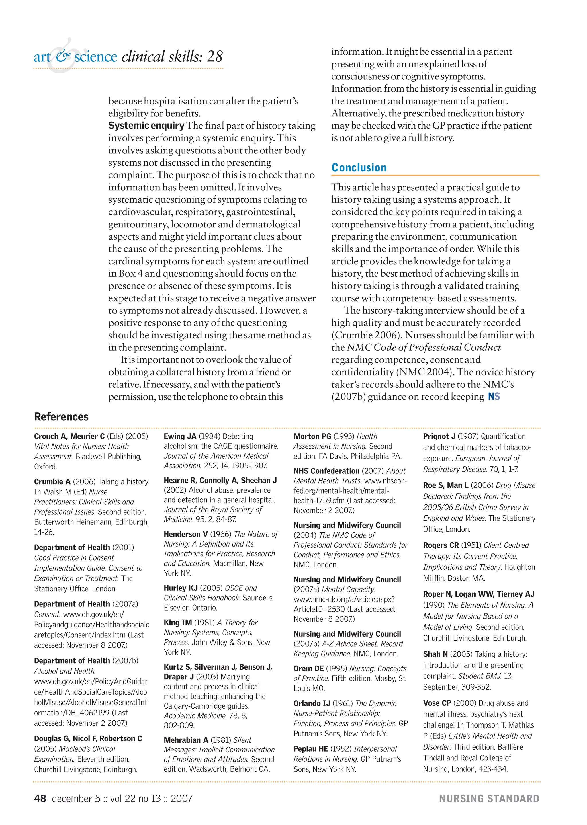 Patients Case History | PDF